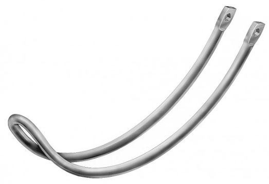 Galvanised Double Farm gate bow latch 20NB | GatesPlus Hardware