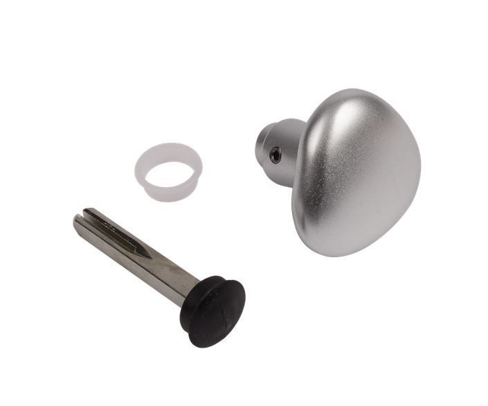 Half Gate Handle Aluminium Round Locinox 3006R-2 one side handle ...